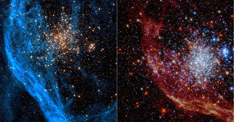 大マゼラン銀河の球状星団NGC 1850 ハッブル望遠鏡が撮影 | アストロピクス